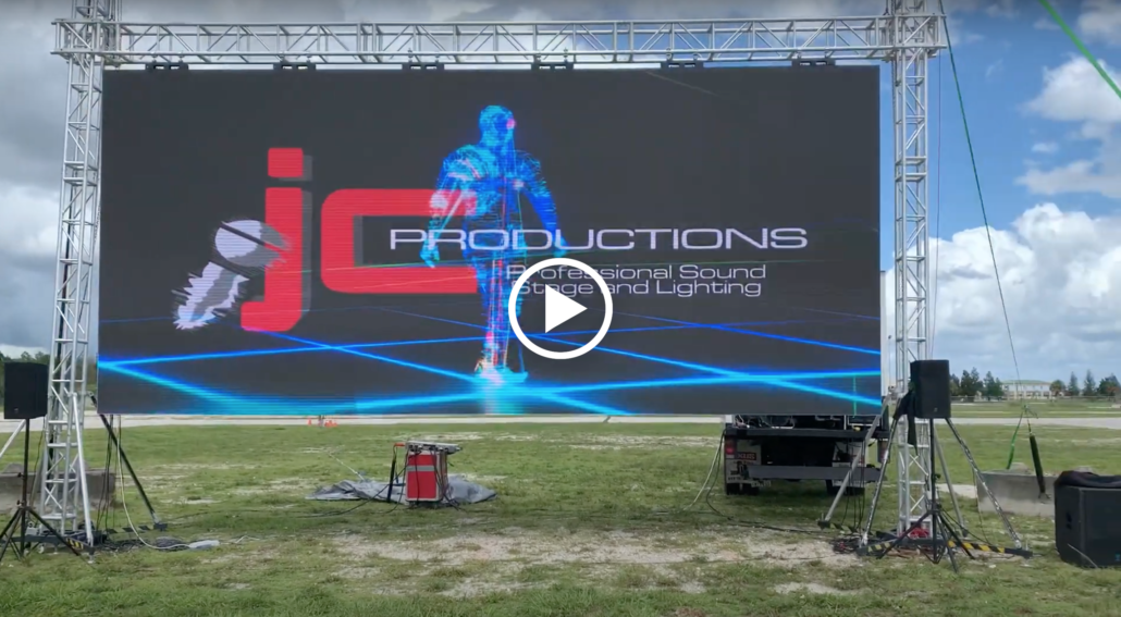 LED Video Wall for Drive-In Movies